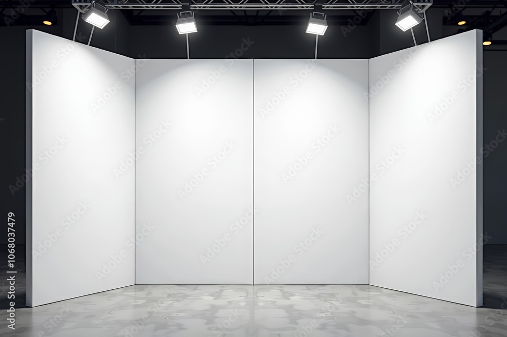 Versatile trade show booth background for product displays and exhibits ...