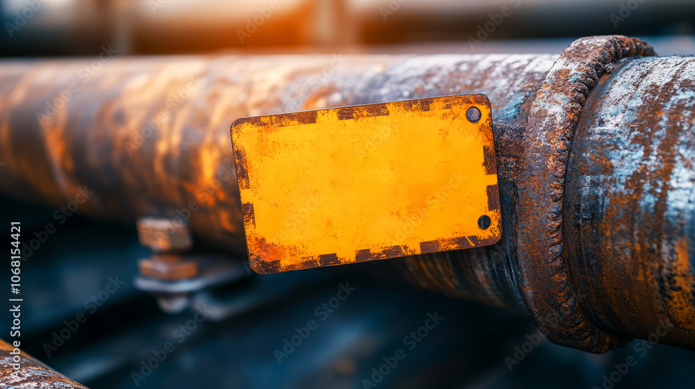 Inspecting the rusted metal pipe understanding industrial maintenance ...