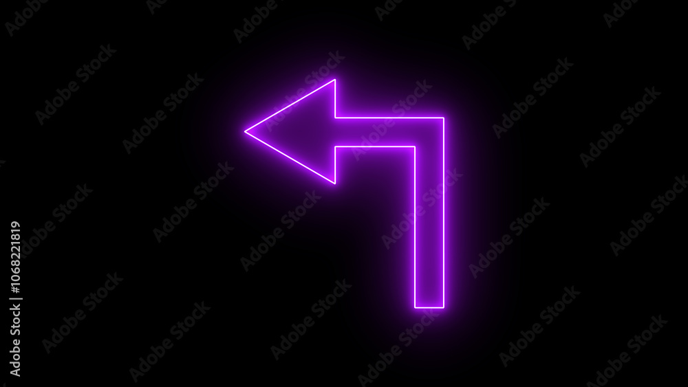Left side angle indicator arrow icon. Directional Variations, Pointers ...