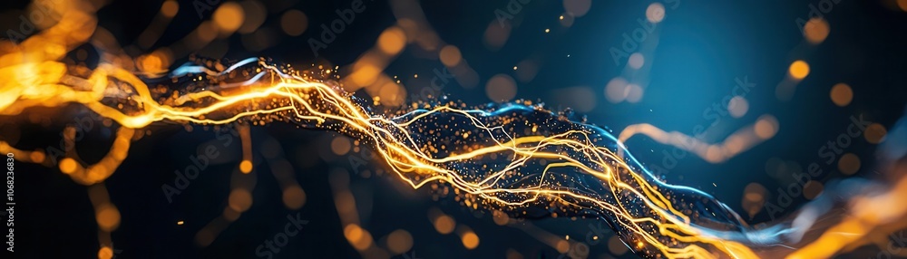 Heat igniting sparks in a dynamic electrical scene, [sparks visible ...