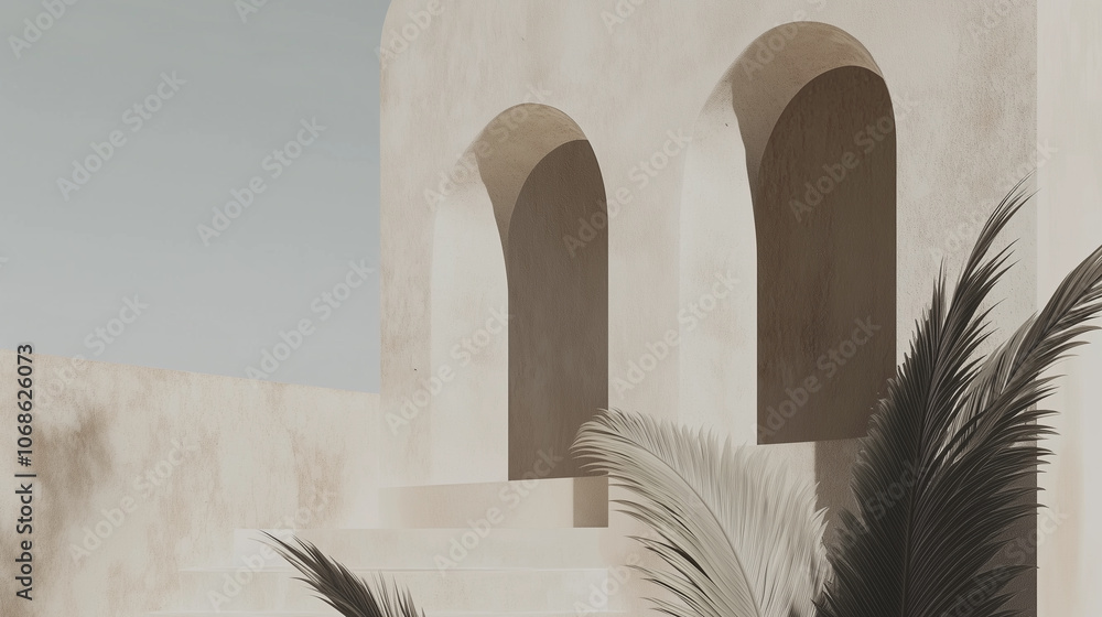 Rustic, traditional limestone wall interior or courtyard design ...