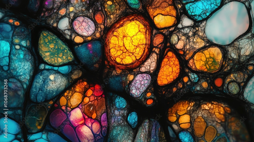 Liver tissue section with H E stain, showcasing hepatocytes with ...