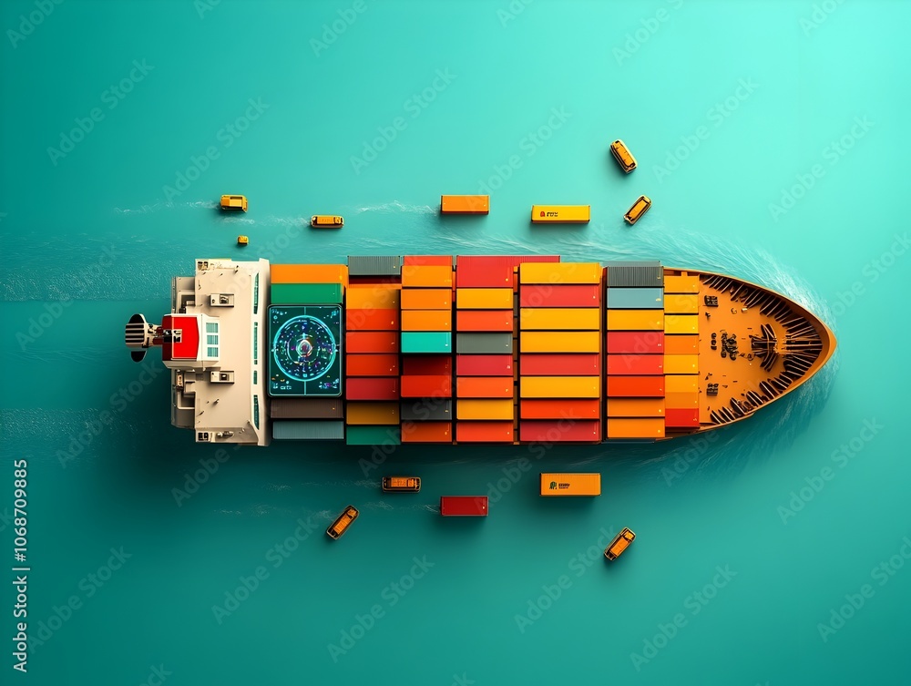 Innovative AI enhanced global logistics framework with colossal ...