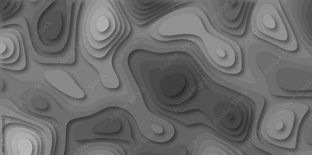 Topographic map in contour line light topographic topo contour map and ...