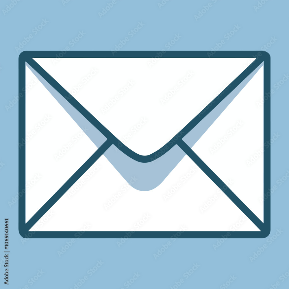 Envelope for gmail and email icon with color for message icon of ...