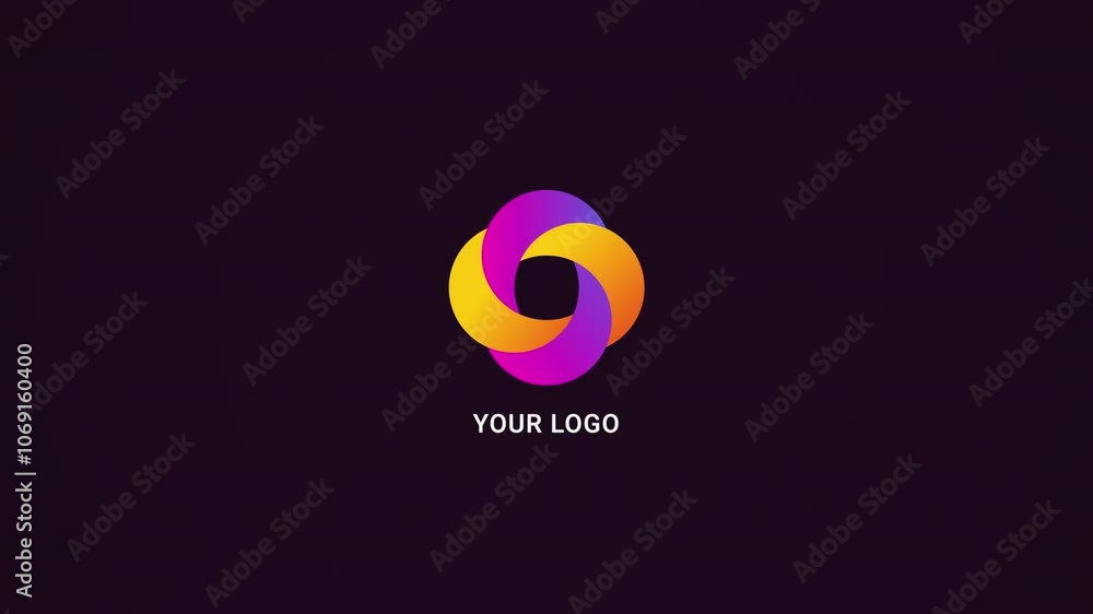 creative 3d new logo reveal animation template, Water electric splash ...