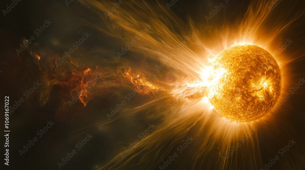 Solar Flare Eruption: A breathtaking cosmic spectacle of a solar flare ...