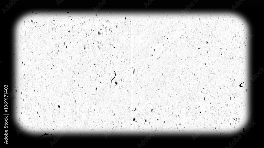 Film frame texture with sprocket hole on green screen with grain, film ...