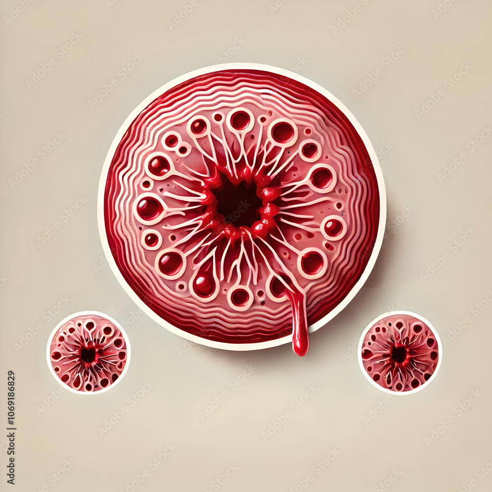 Infected wound with visible redness, swelling, and pus, indicating a ...