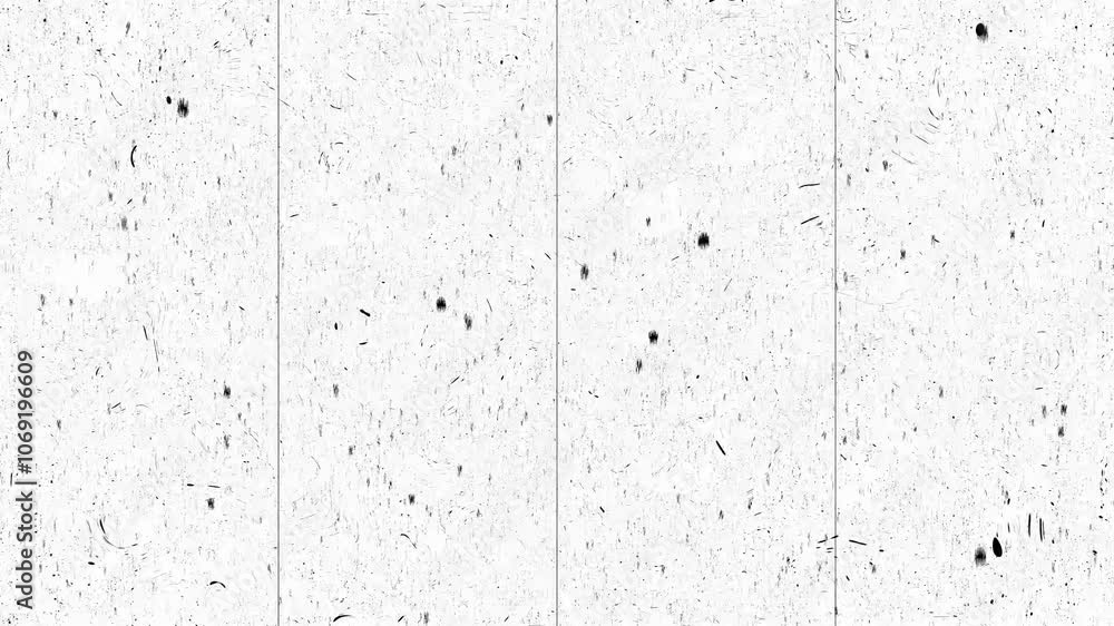 Vintage looping film strip background. 4K reel clutter old tv grain ...