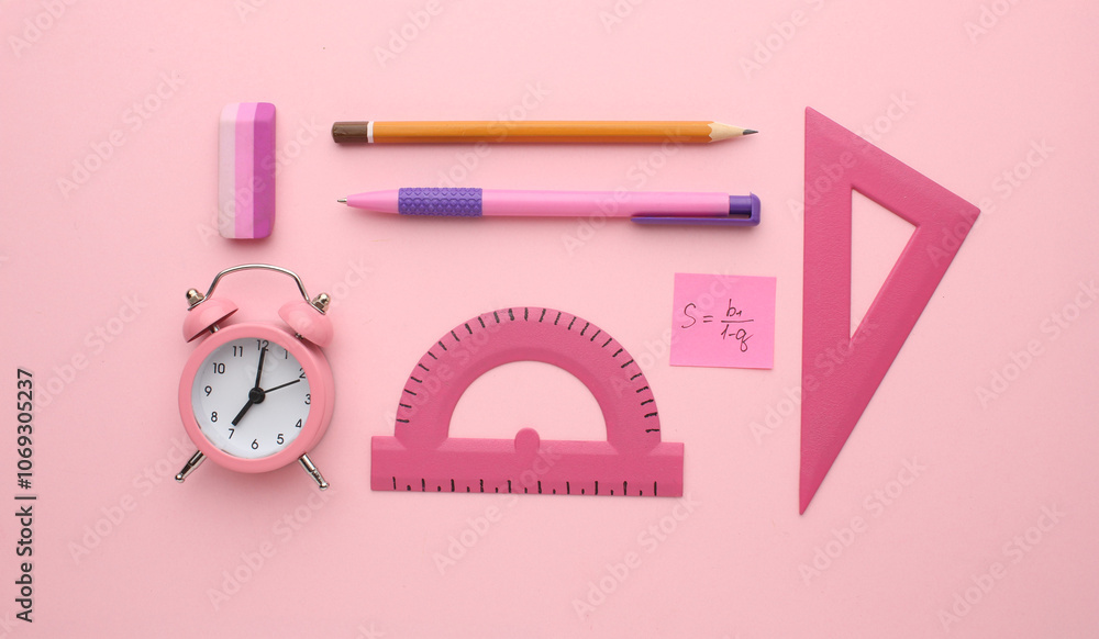 Stationery calculator ruler calculator and school cheat sheets on ...