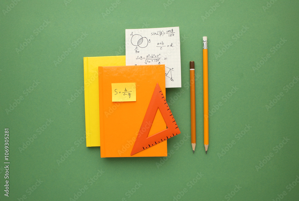 Stationery calculator ruler calculator and school cheat sheets on ...