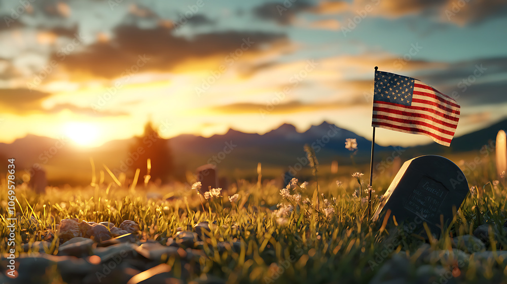 Honor our heroes remembering veterans day with a quiet tribute Stock ...