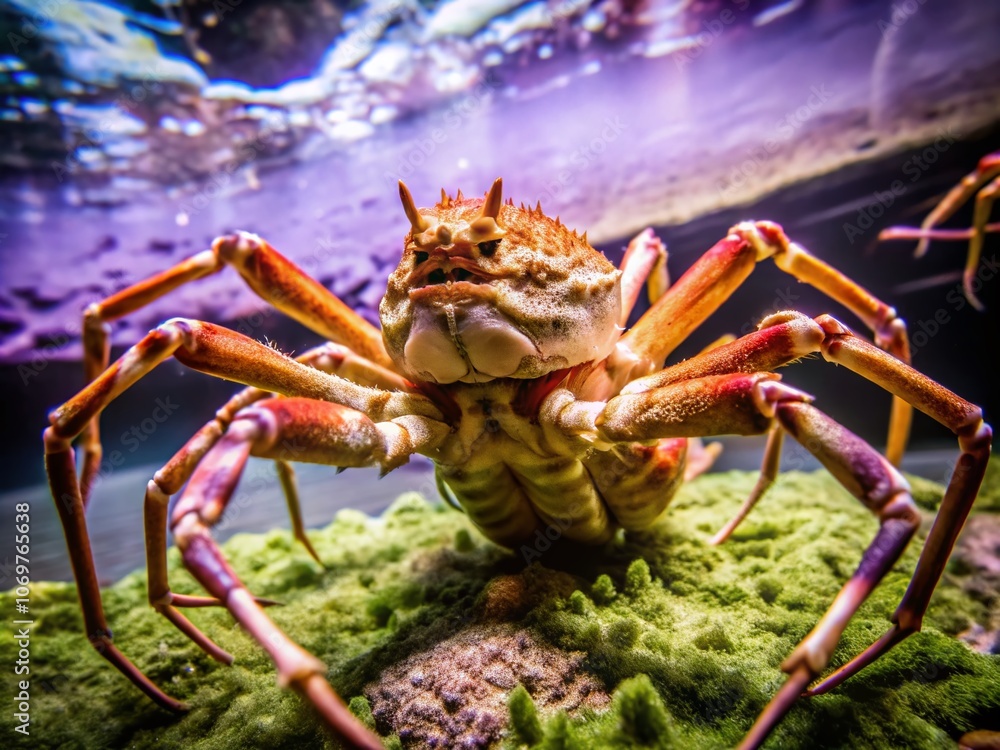 Majestic Japanese Spider Crab in its Natural Habitat: A Close-Up ...