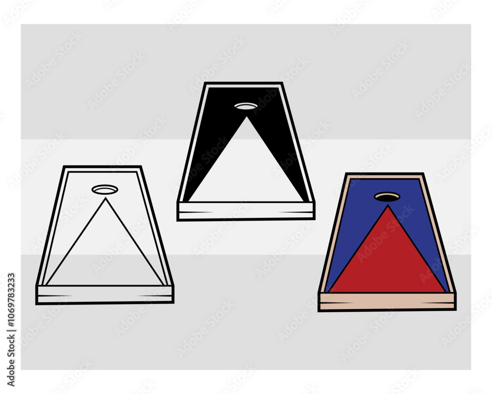 Cornhole SVG Silhouette Bundle, Cornhole Silhouette, Sports Svg ...