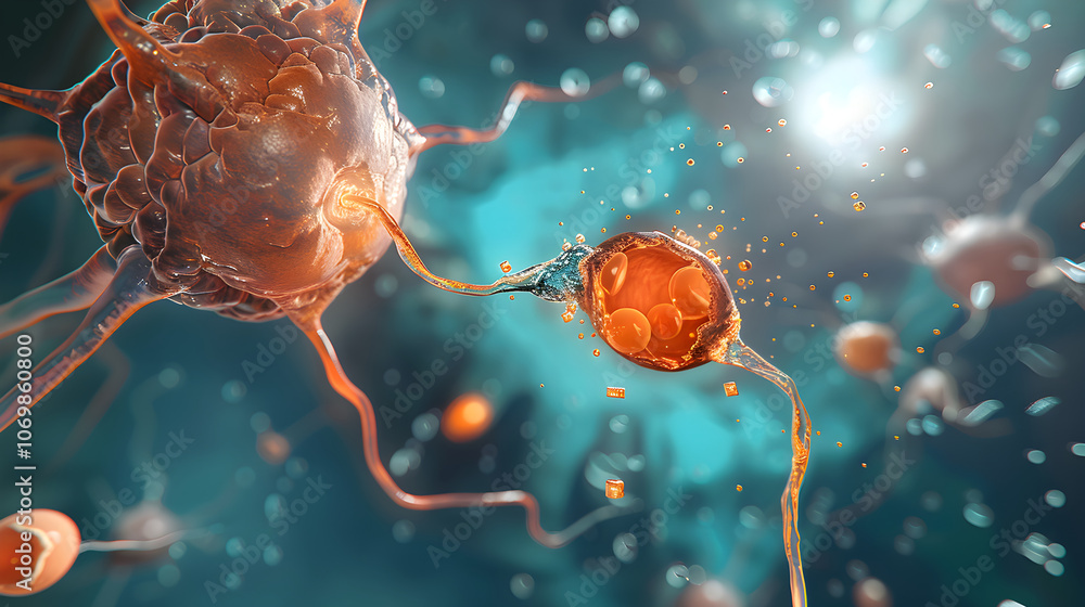 Detailed Human Endocrine System Infographic Illustrating the Role and ...