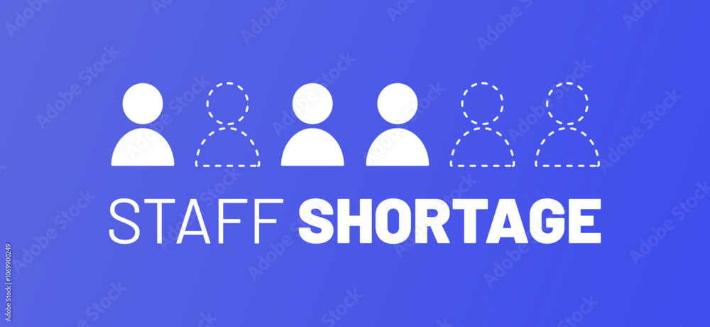 Poster Staff shortage concept – Wall Art | UkPosters