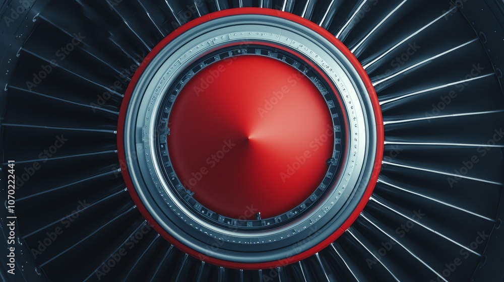 Aerospace engineer testing jet propulsion systems top view Illustrating ...