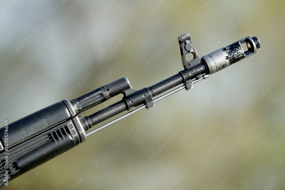 Photo & Art Print AK-47 Machine gun muzzle, Prikhodko