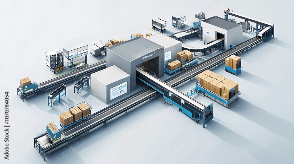 Discover a streamlined supply chain layout designed for efficient ...