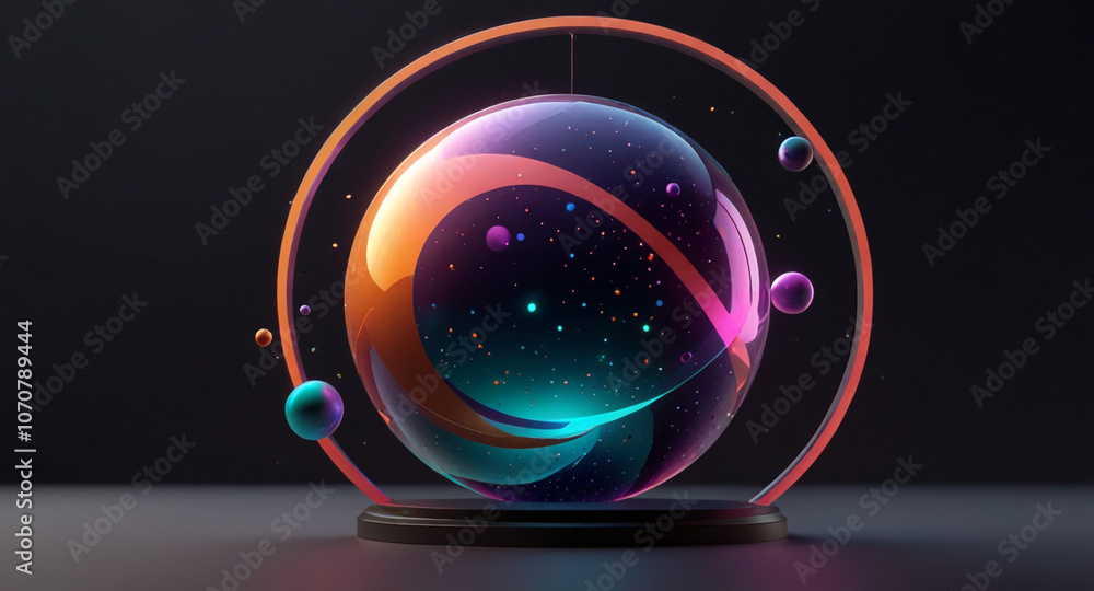 A contemporary, minimalist vector design that uses geometric shapes to ...