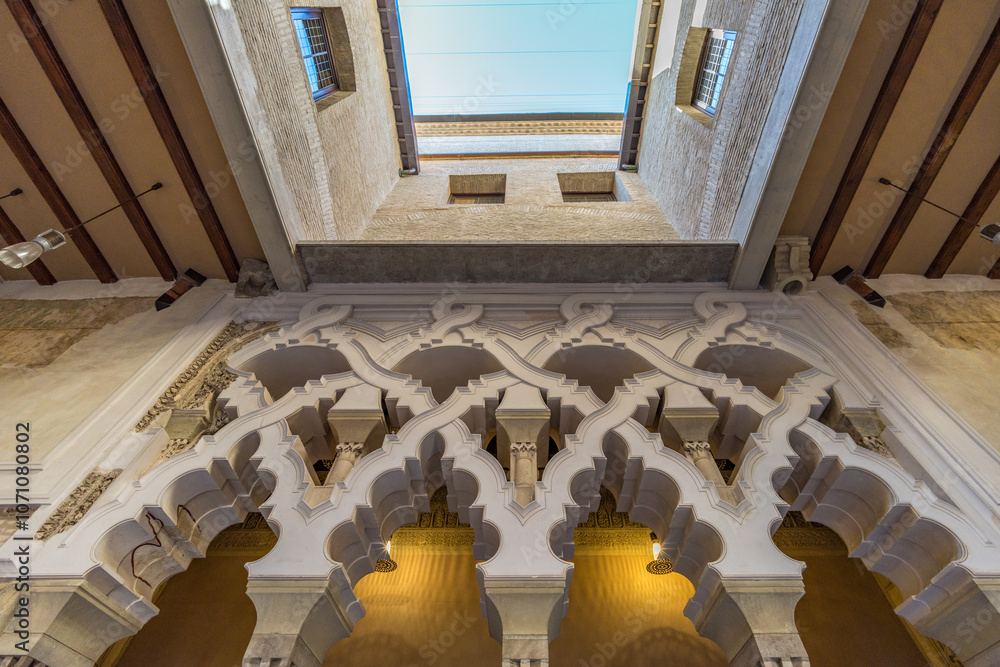 Zaragoza, Spain - July 23, 2024 : Palacio de la Aljaferia Palace ...
