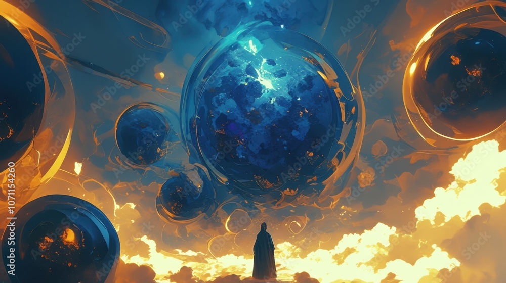 Through intricate spells and incantations the sorcerer forged a bridge ...