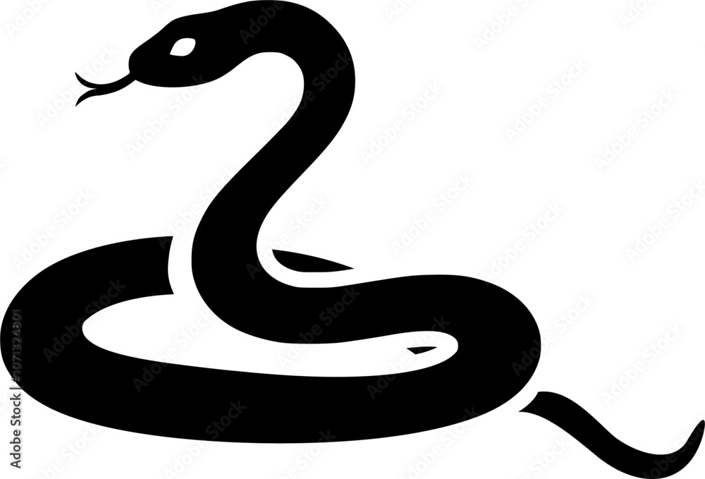 The Allure of Black Serpents: Stunning Vector Art Illustrations ,Shadow ...