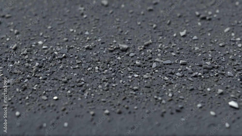 Foto de High-resolution dark gravel texture with finely detailed ...