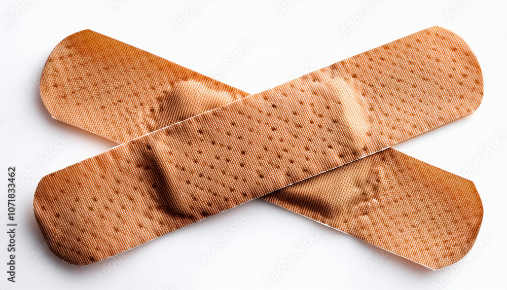 Adhesive plaster for medical skin care vector illustration. 3d ...