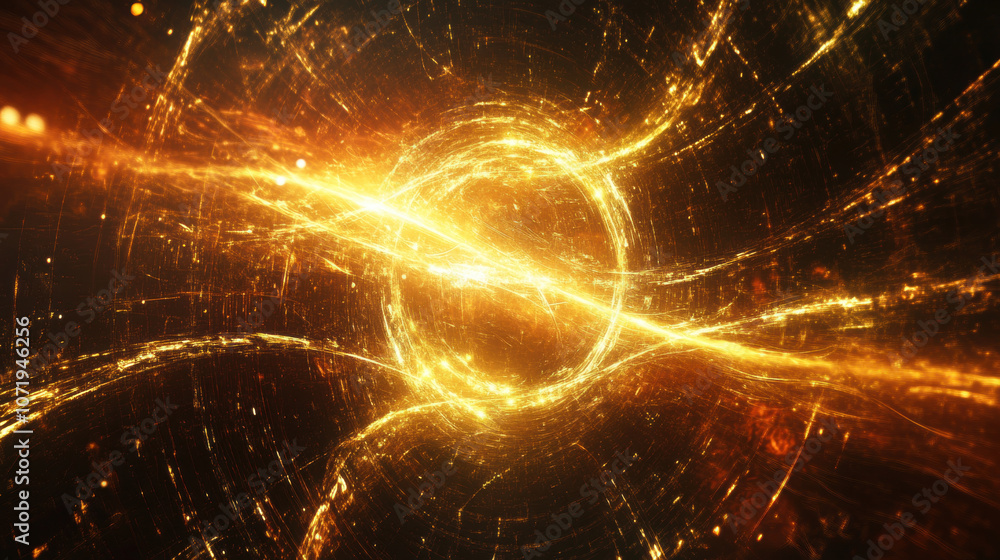 Quantum communication network, entangled particles transmitting data ...