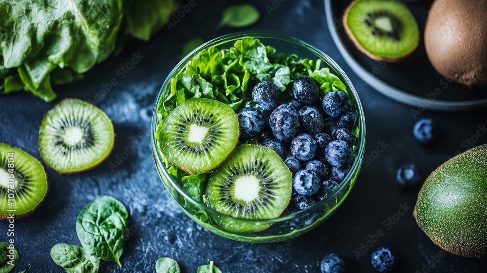 The chlorophyll content of green leafy vegetables and fruits is what ...