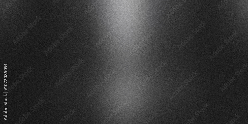 Sandblasted metal surface with light beam reflection, creating a ...