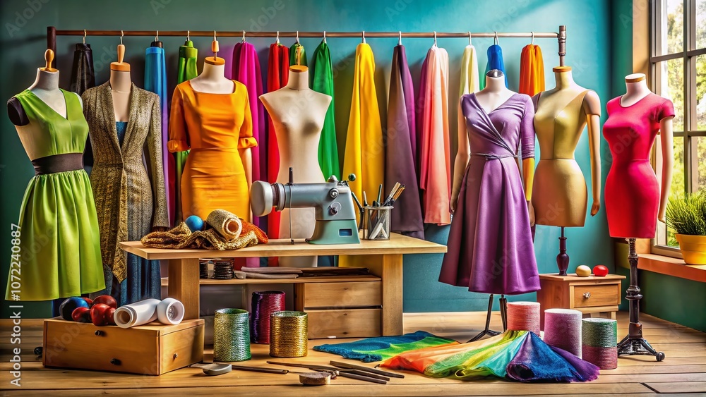 Fashion Photography Featuring a Set of Different Tools for Style and ...