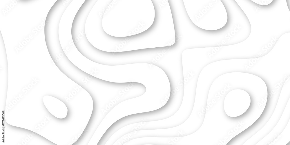 Vetor de Topographic map in contour line light topographic topo contour ...