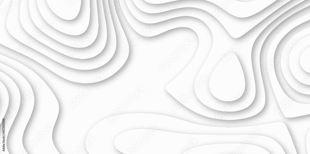 Poster Topographic map in contour line light topographic topo contour ...