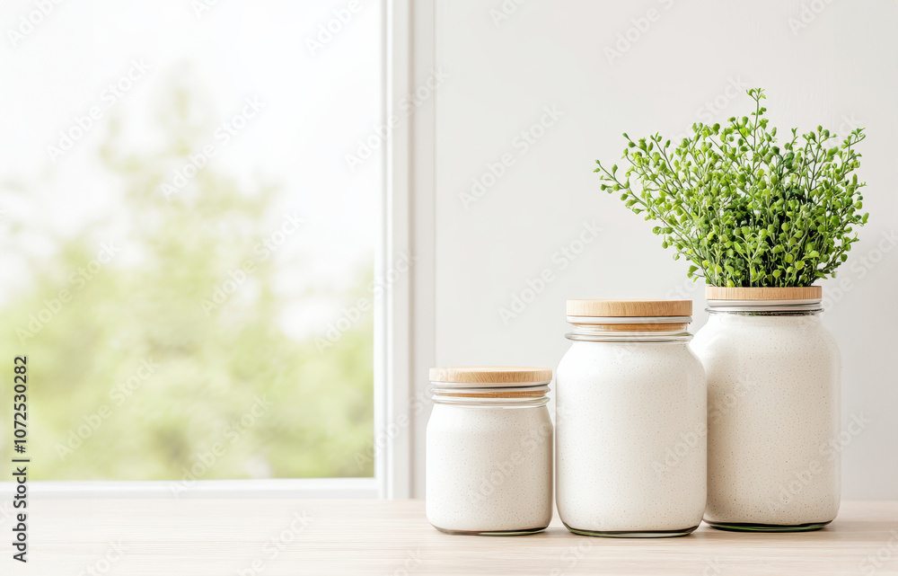 Recycle, reuse and renewal concept. Set of ecofriendly products made ...