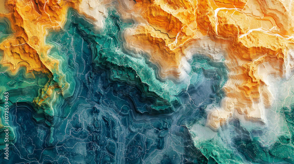 Spatial GIS technology, illustrating geographic data analysis and ...