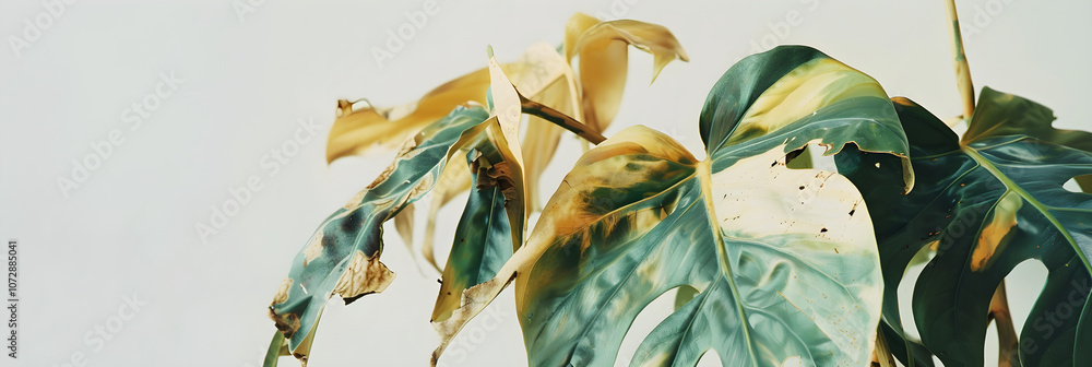 The Melancholy Decay: A Glimpse into the Life of a Withering Potted ...