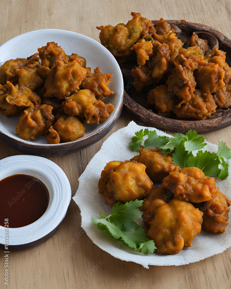 delicious, street food, Indian, traditional, appetizer, Ramadan, iftar ...