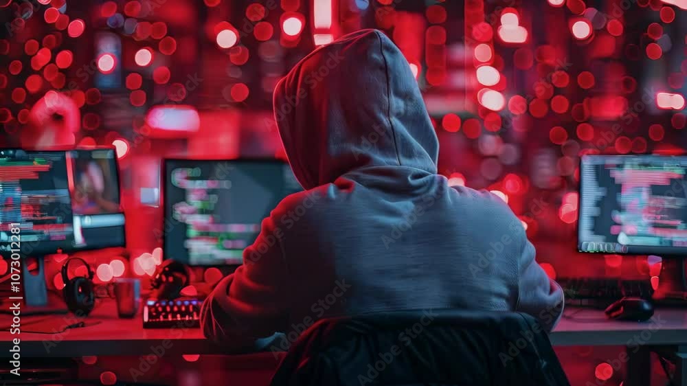 video of hacker attack, anonymous hacker, an enigmatic individual ...