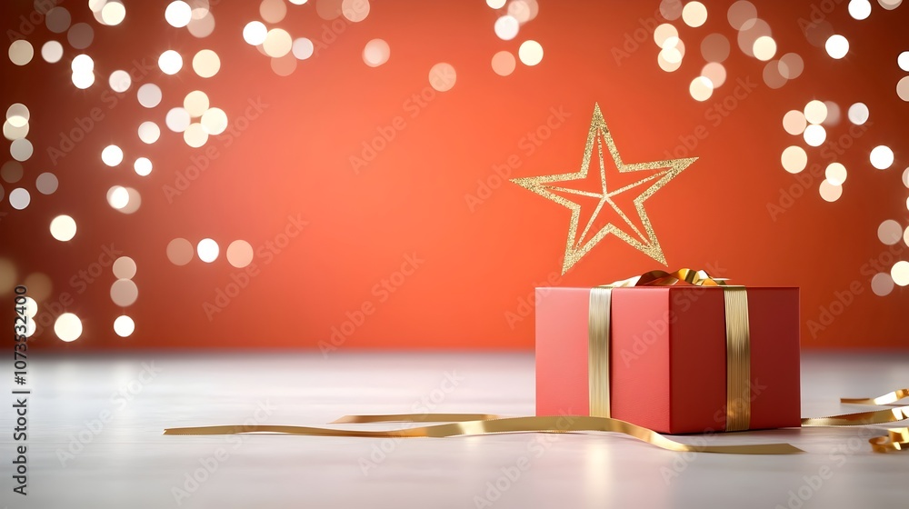 Elegant award ceremony background with radiant gold lines forming a ...