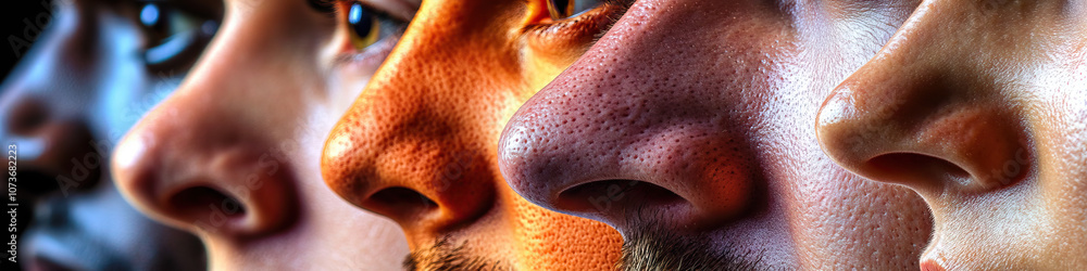 Nose: A montage of noses from around the world, showcasing the vast ...