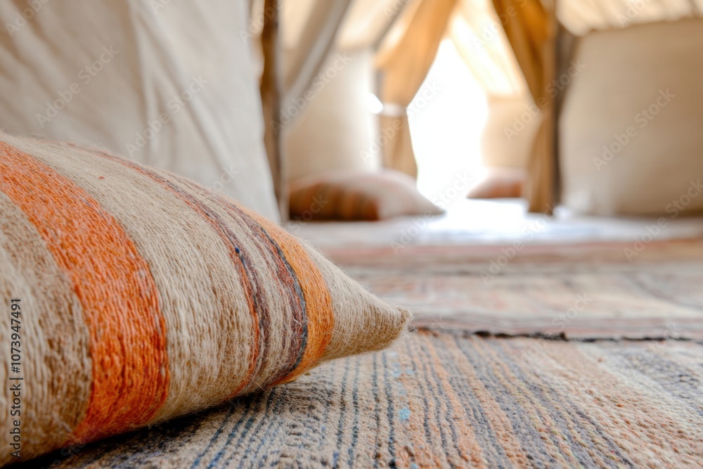 Exploring the Vibrant Felt Artistry Within a Traditional Yurt on the ...