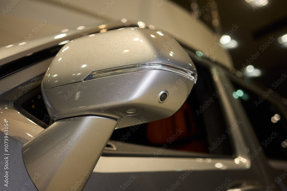 Introducing the modern car side mirror with integrated tech for ...