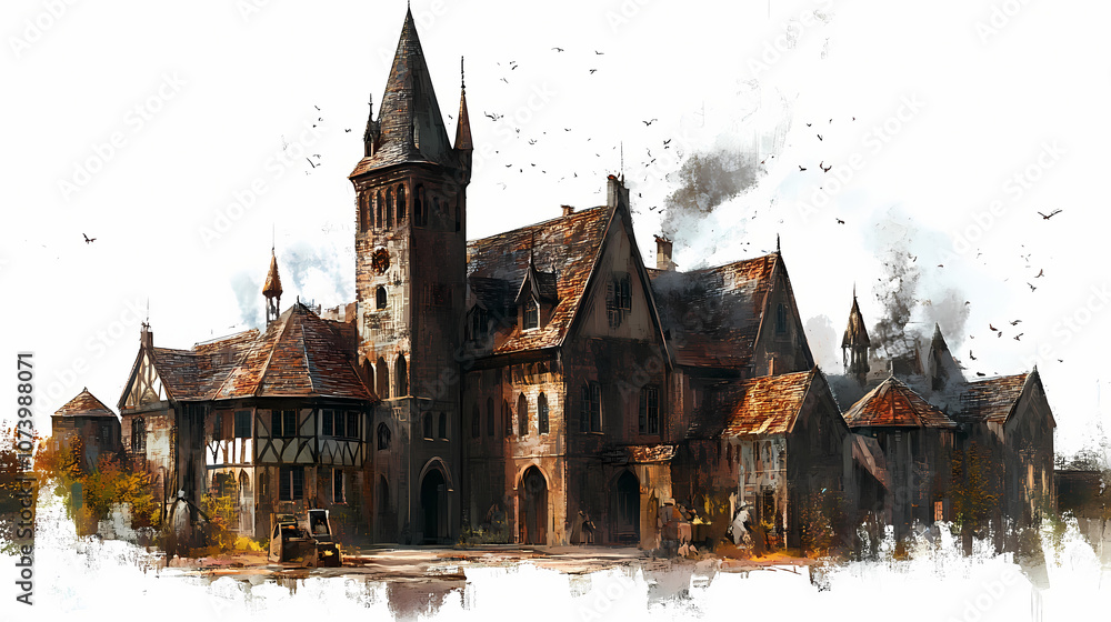A magical academy where young wizards and witches train in the arcane ...