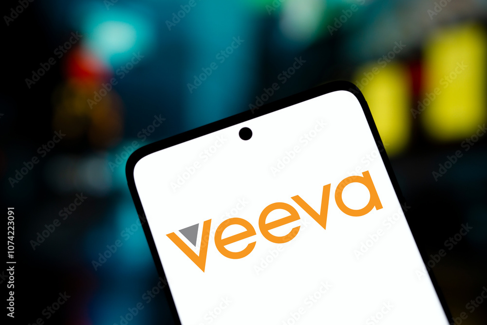 Dhaka, Bangladesh- 10 Nov 2024: Veeva Systems logo is displayed on ...