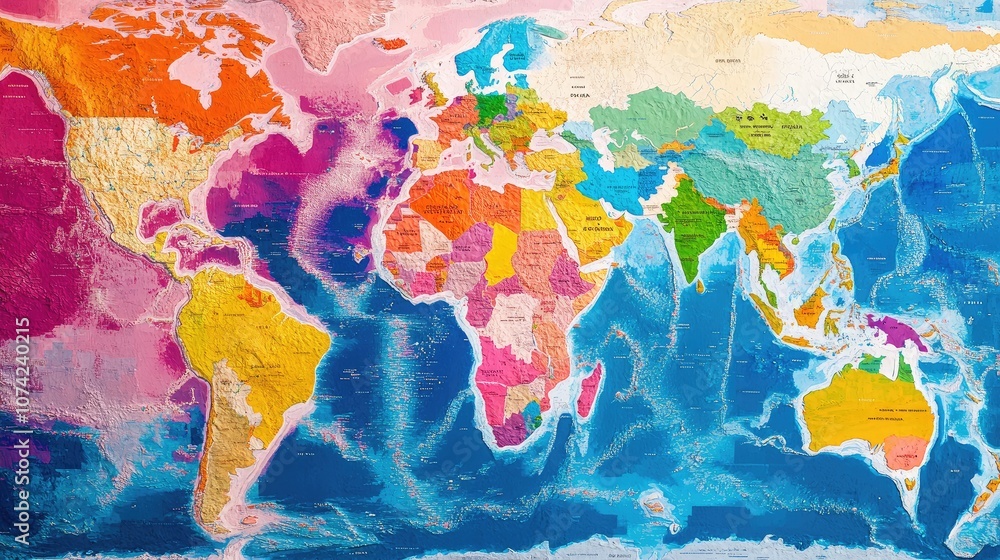 A world map showing tectonic plate boundaries and earthquake zones in ...