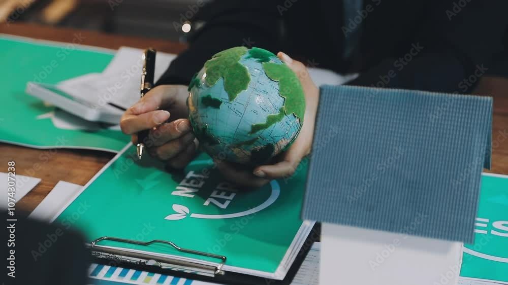 Carbon offset price report CO2 emission. Future growth Net zero waste ...