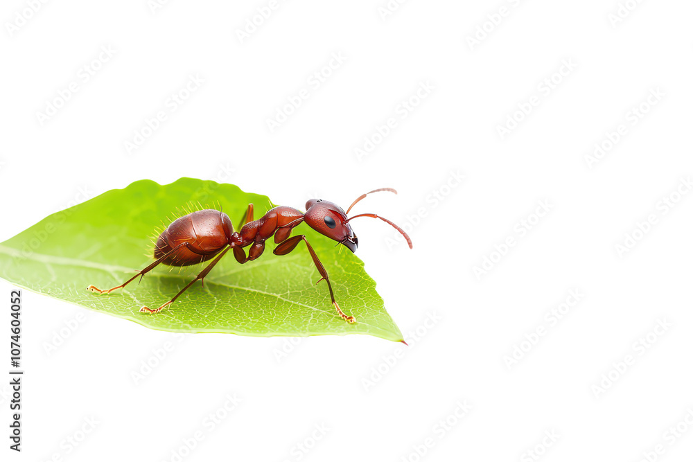 Explore the fascinating world of leafcutter ants on green leaves foto ...
